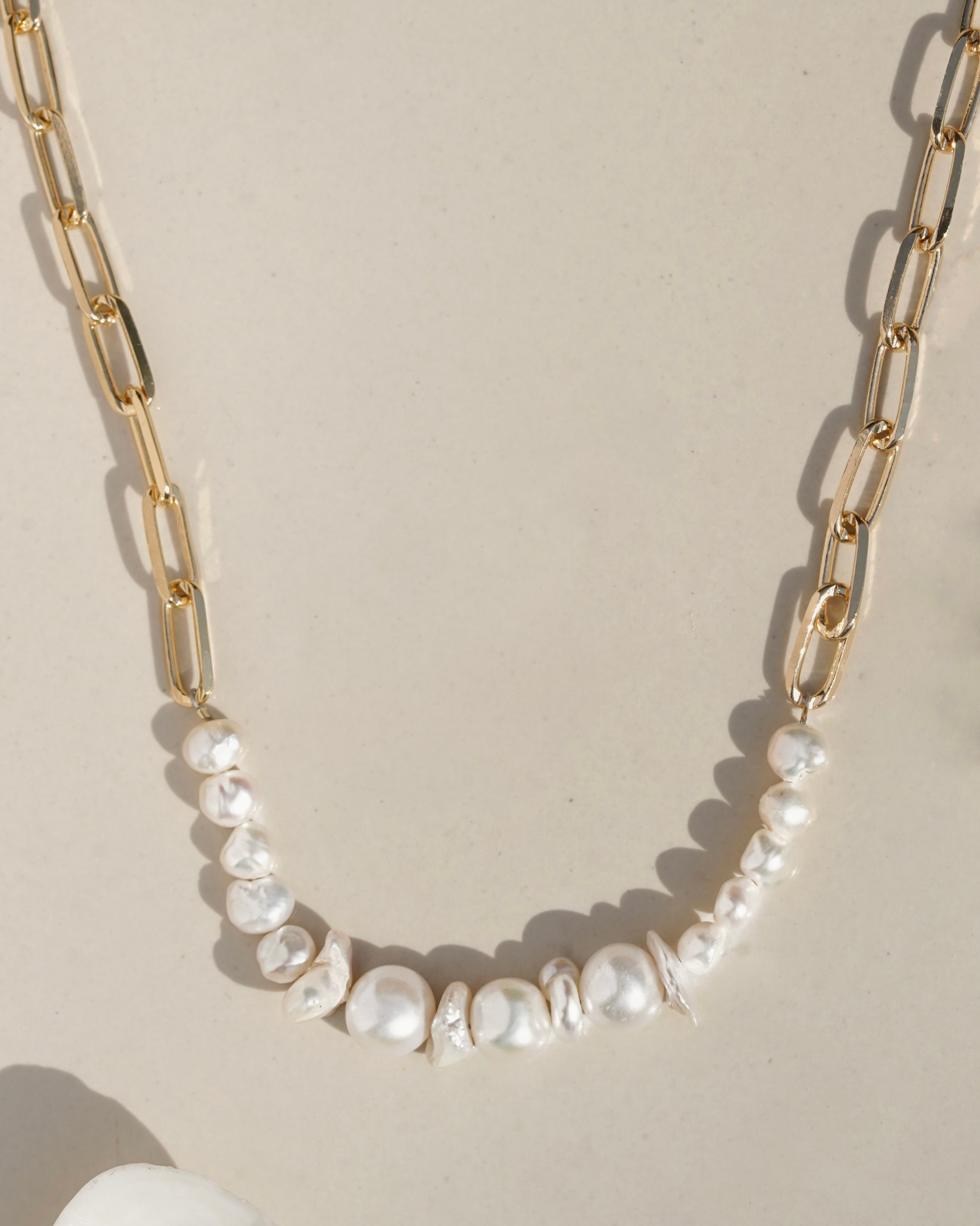 Chunky Pearl Necklace – James Michelle
