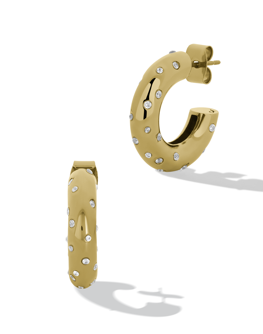 Confetti Tube Hoops – James Michelle