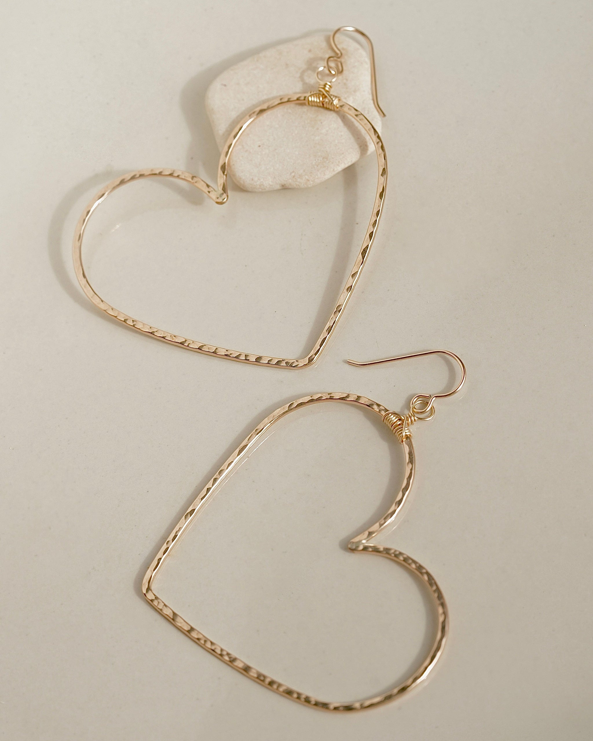 Boho Heart Hoops – James Michelle